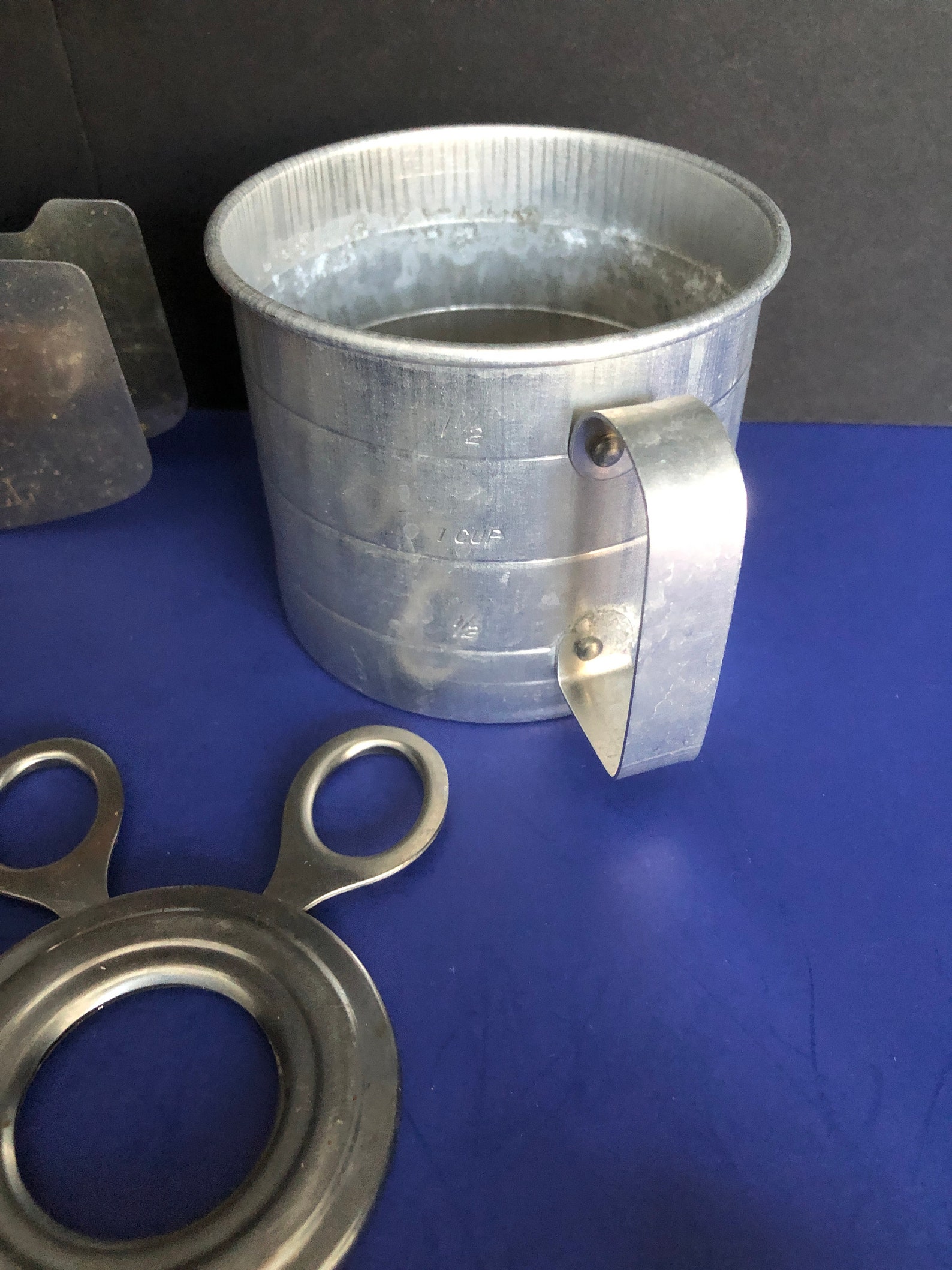 Kitchen Collection Hand Ice Pick Vintage Tin Measuring Cup | Etsy