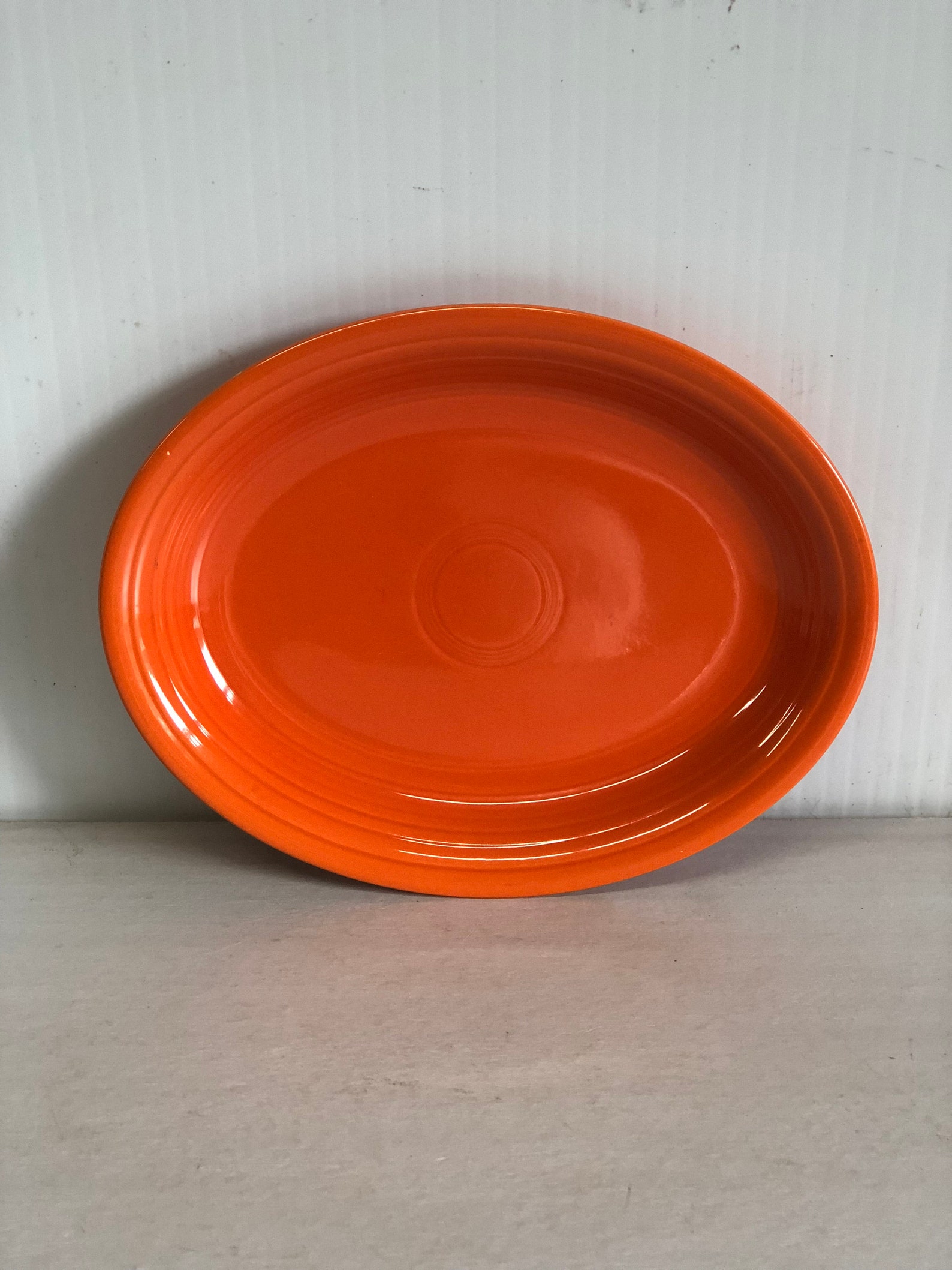Red Fiesta Ware Platter 1940s Homer Laughlin Radioactive - Etsy