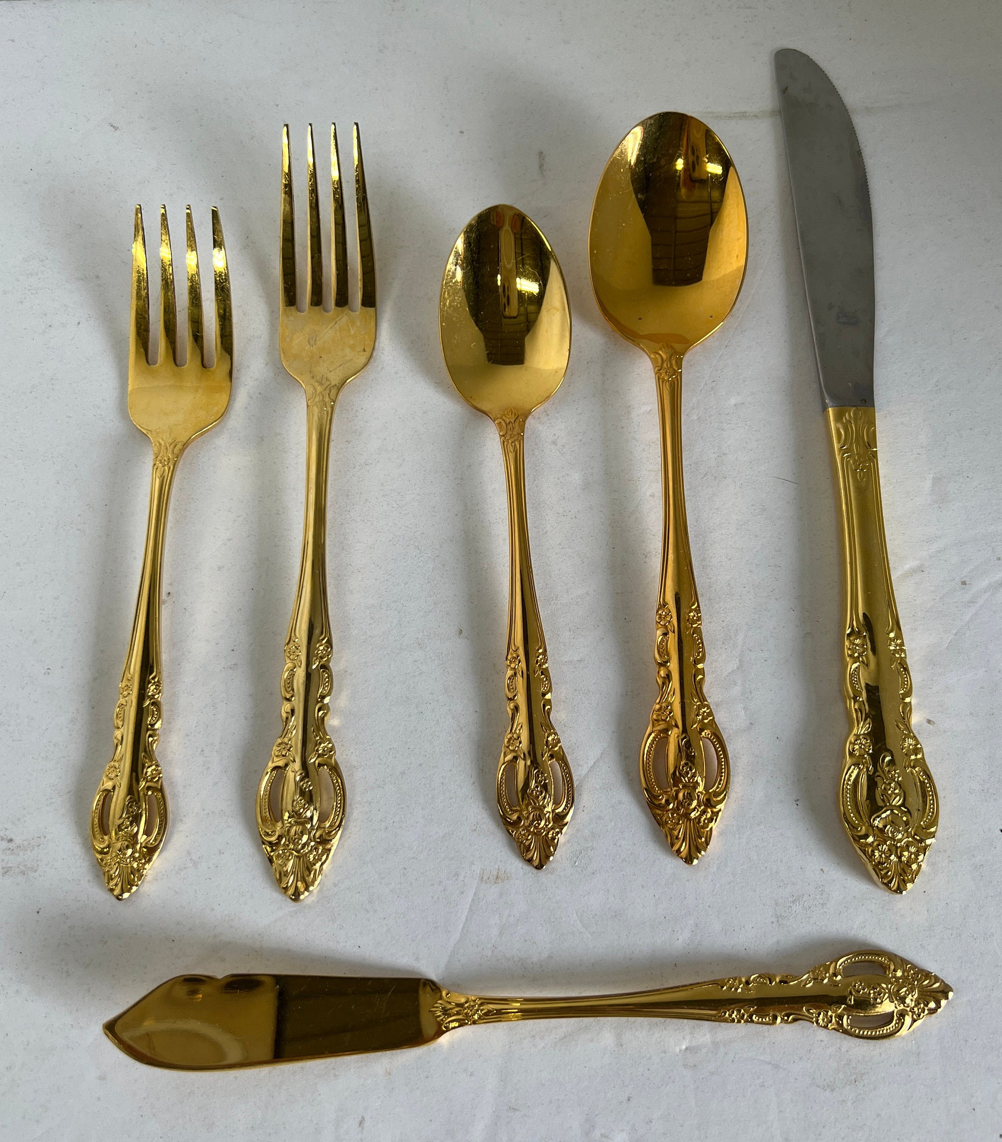 Gold Silverware Patterns