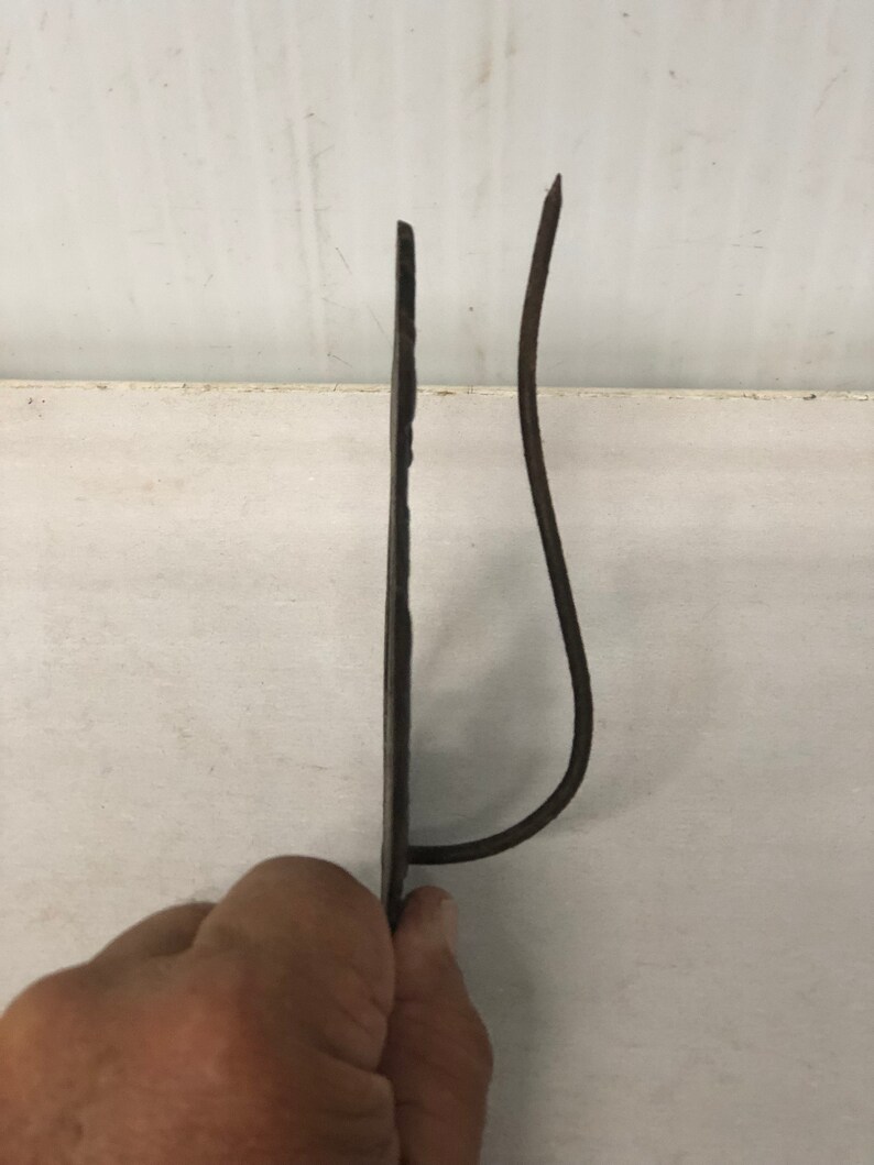 Black Cast Iron Wall Mount Receipt Hook Needle Receipt Hook - Etsy