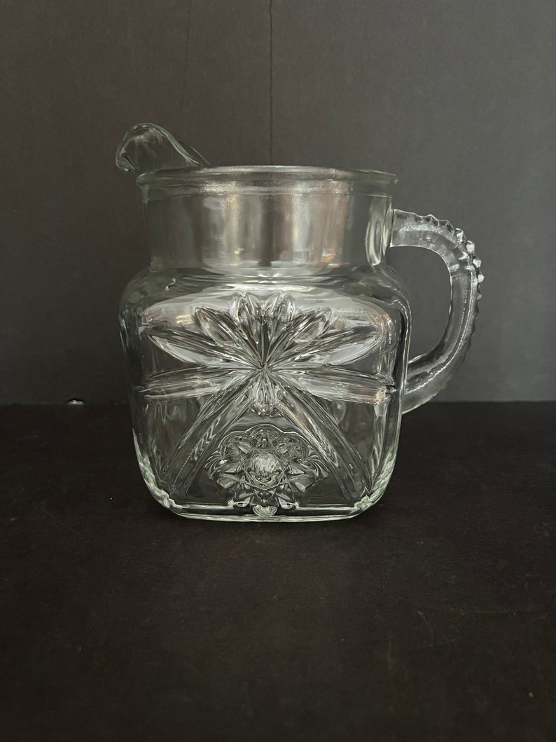 Anchor Hocking, Pattern Pressed Star & Fan, Prescut Clear, Circa 1960 ...