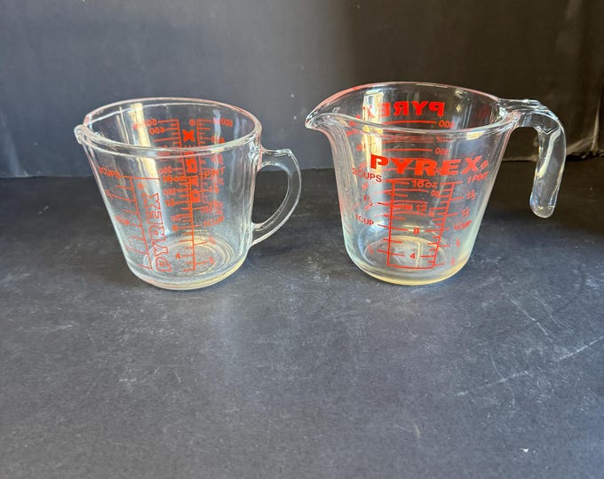 Pyrex 4 Cup Measuring Cup D Handle - Etsy