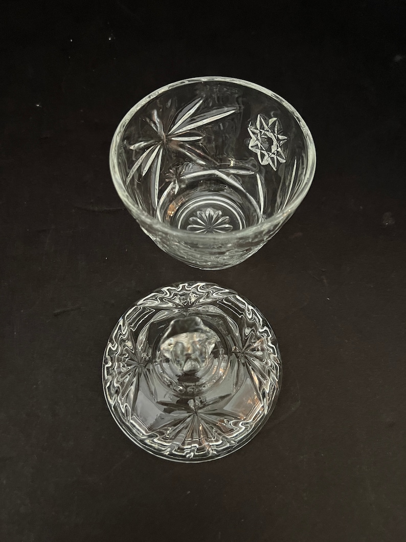 Anchor Hocking, Pattern Pressed Star & Fan, Prescut Clear, Circa 1960 ...