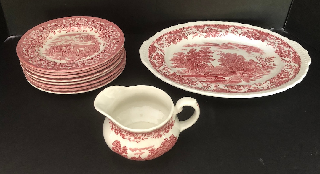 Royal Tudor, 17th Century & Old England Pattern, Made in England, Red ...