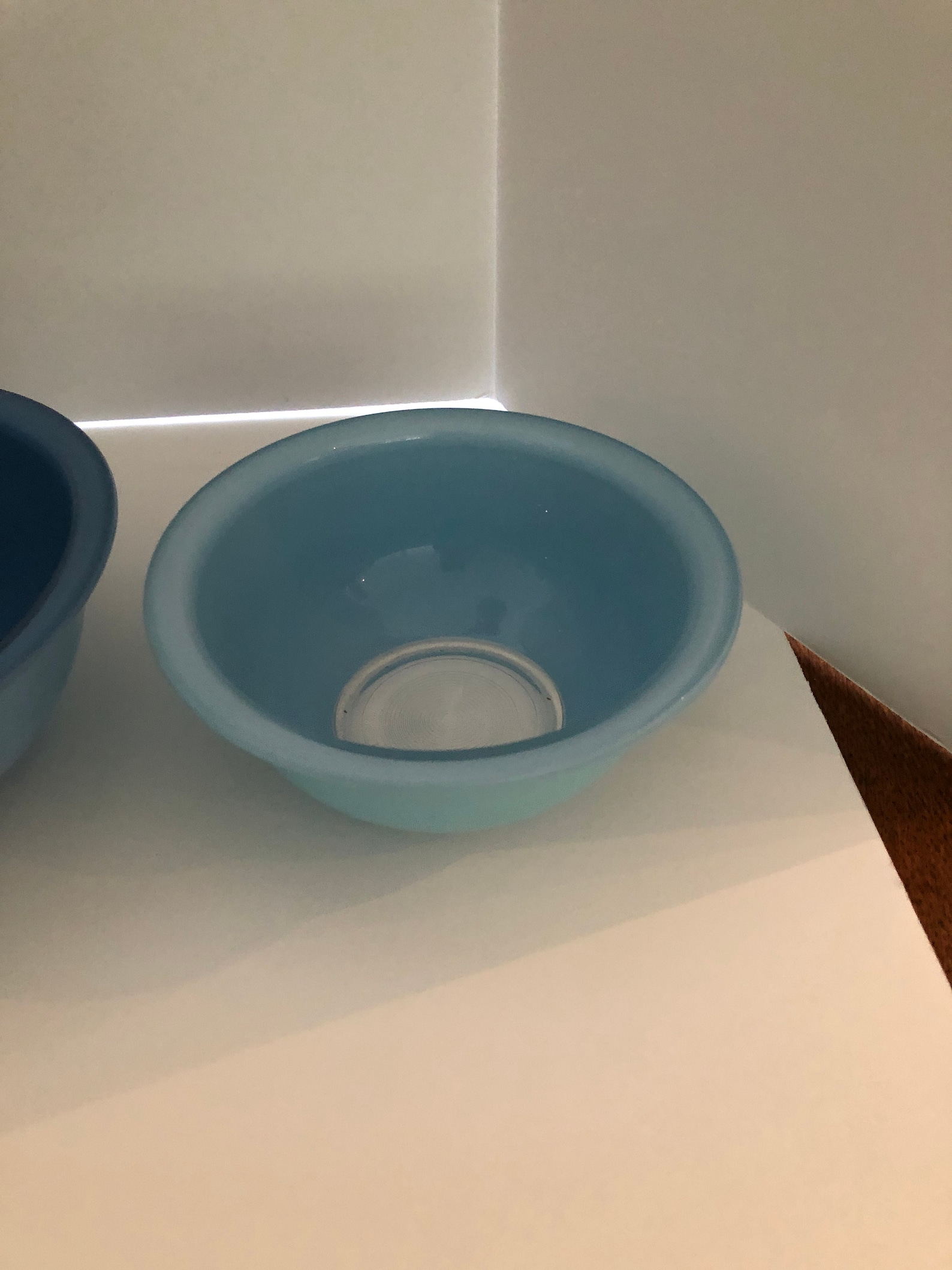 Bowls Pyrex Nesting Mixing Bowls Blue Bowl Set Three | Etsy