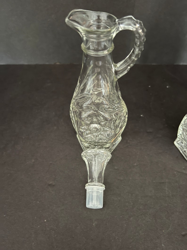 Anchor Hocking, Pattern Pressed Star & Fan, Prescut Clear, Circa 1960 ...