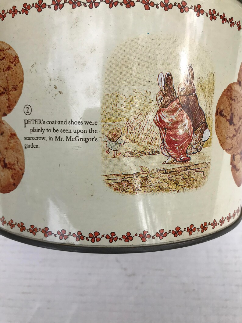 Beatrix Potter Cookie Tin Log Cabin Syrup Tin Listing for - Etsy