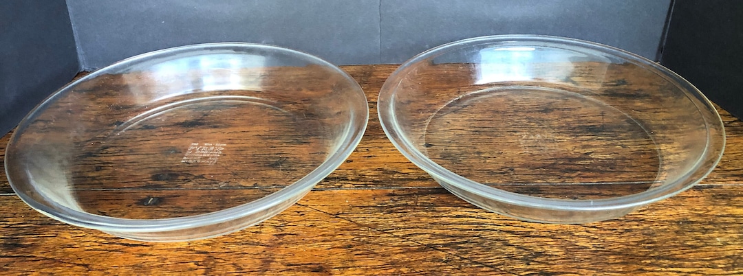 Pyrex,#210, #209, Deep Dish Pie Plates, Nine & Ten Inch Glass Pie ...