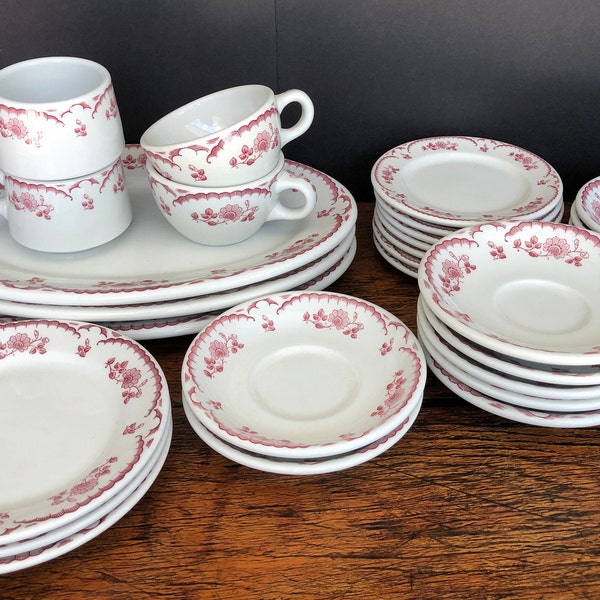 Rose Pattern China - Etsy