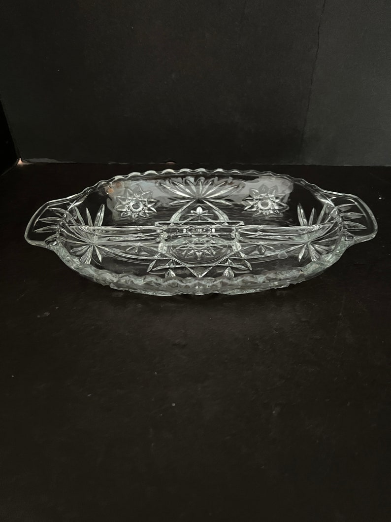 Anchor Hocking Pattern Pressed Star & Fan Prescut Clear - Etsy