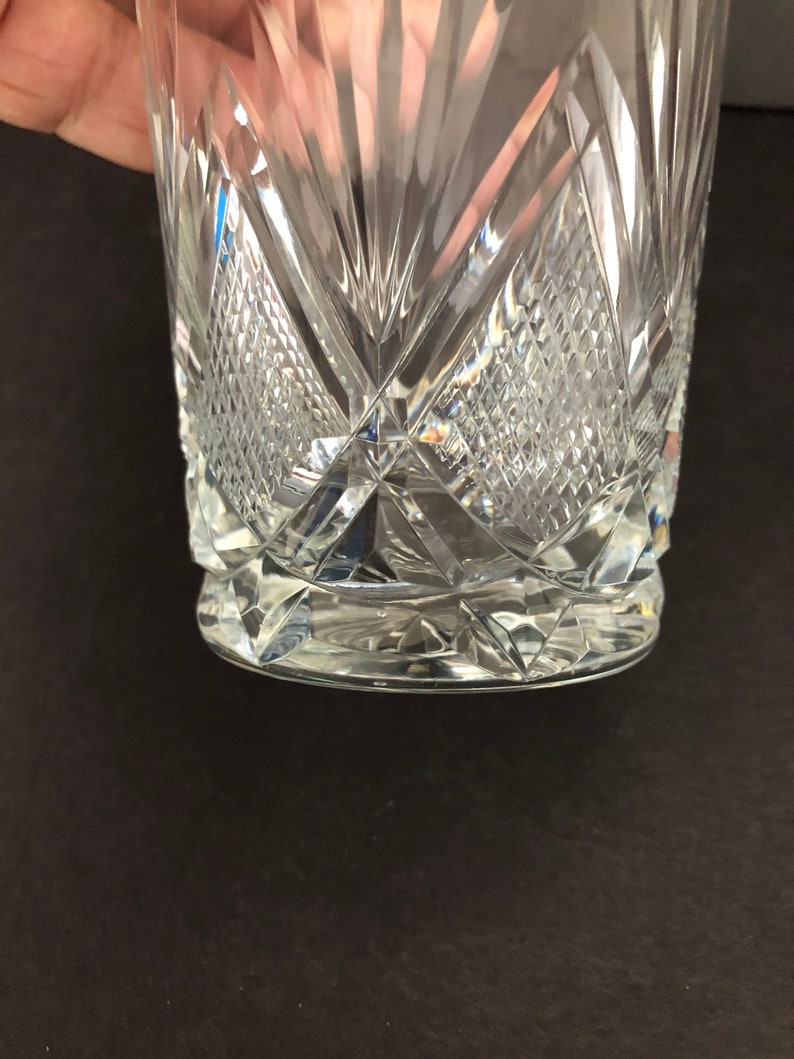 Cut Glass Whiskey Glasses American Brilliant Period Rocks | Etsy