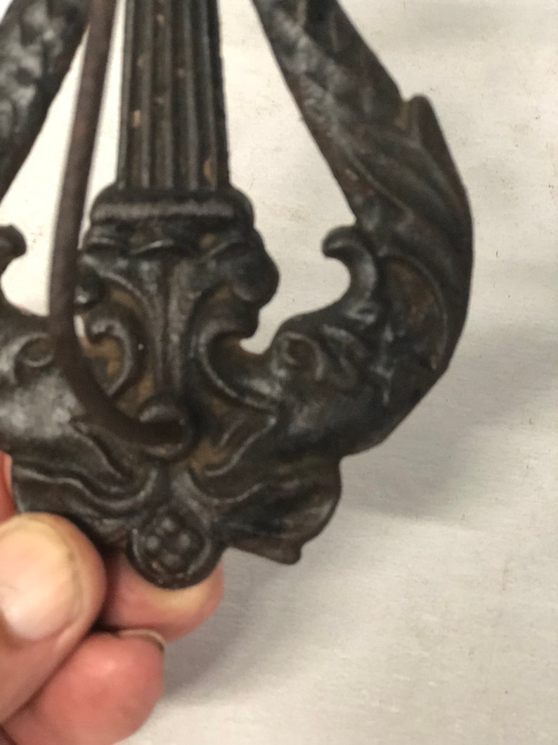 Black Cast Iron Wall Mount Receipt Hook Needle Receipt Hook - Etsy