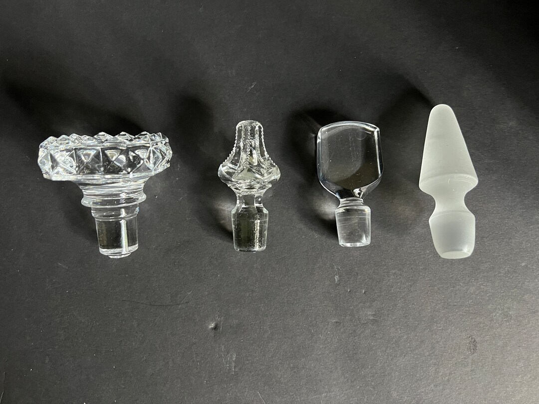 Decanter Stoppers, Chrystal, Antique, Replacement Stoppers, Cruet ...