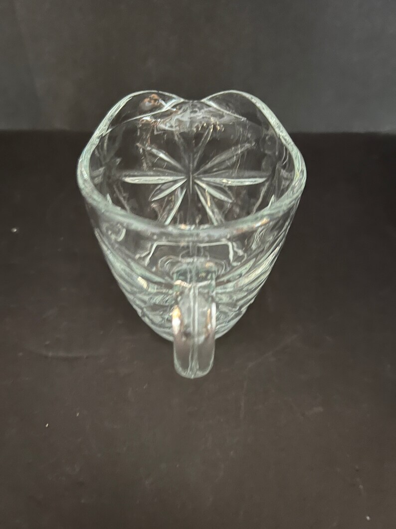Anchor Hocking, Pattern Pressed Star & Fan, Prescut Clear, Circa 1960 ...