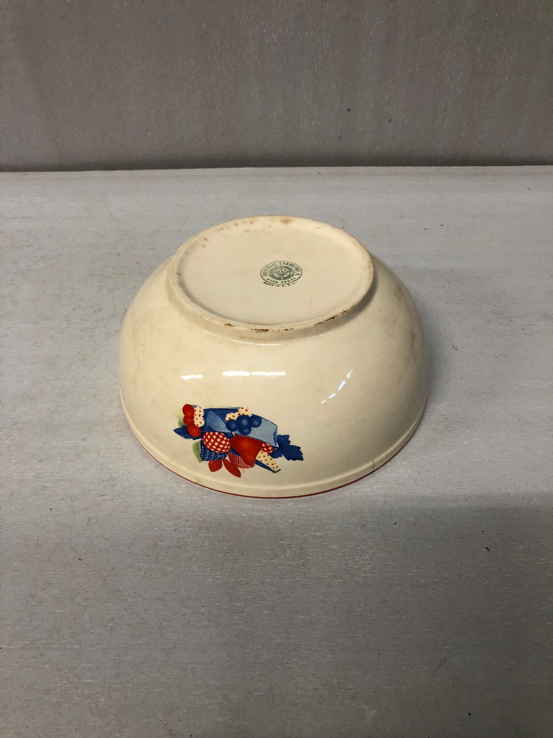 Calico Fruit by UNIVERSAL Antique Collectables CIRCA 1940 | Etsy