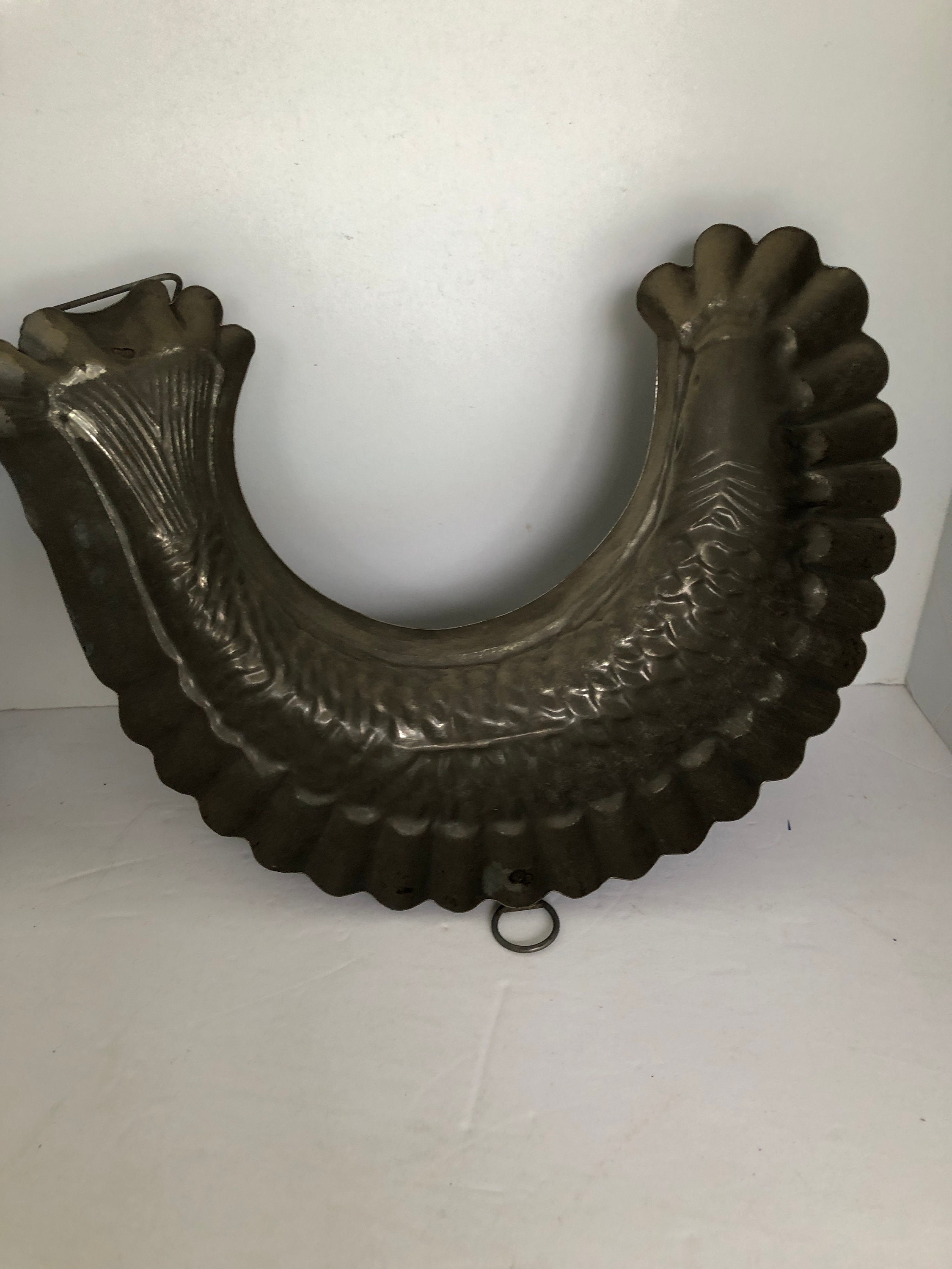 Antique Tin Mold French Tin Mold Fish Mold Fish Wall Hangin | Etsy