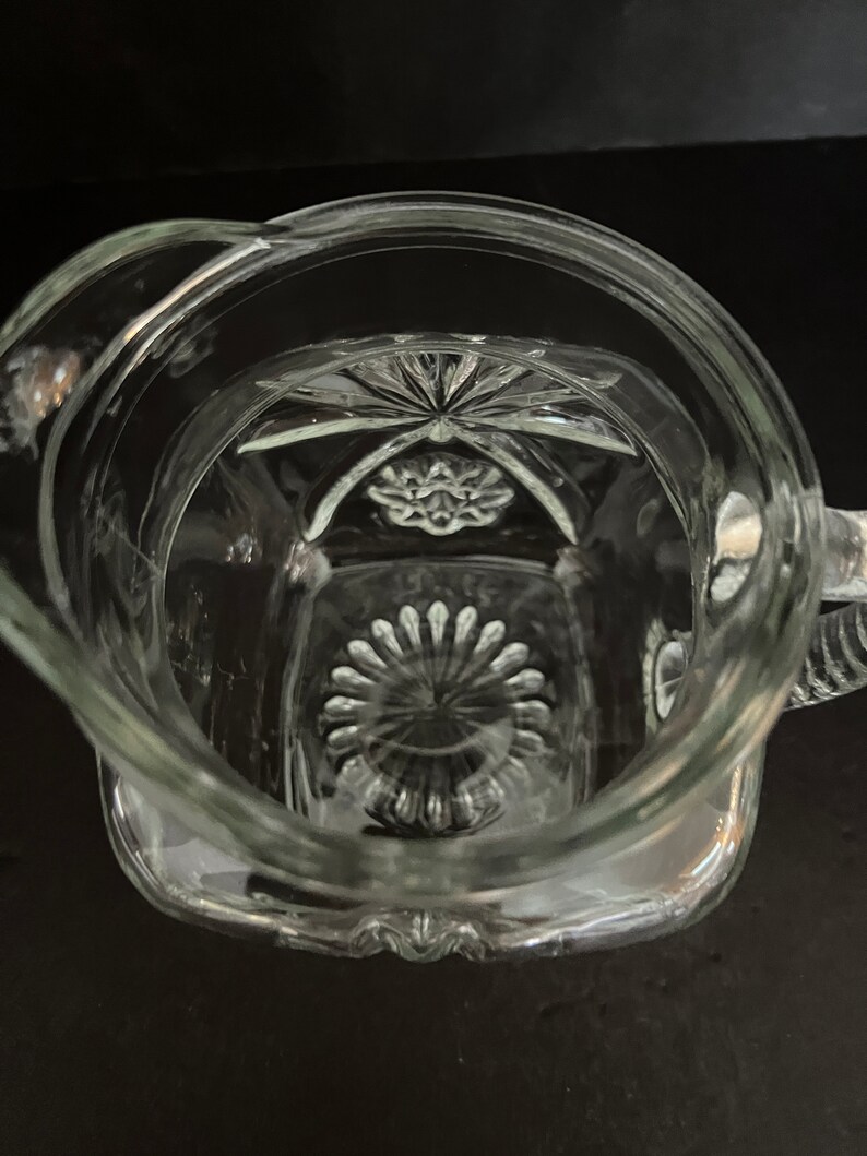 Anchor Hocking, Pattern Pressed Star & Fan, Prescut Clear, Circa 1960 ...