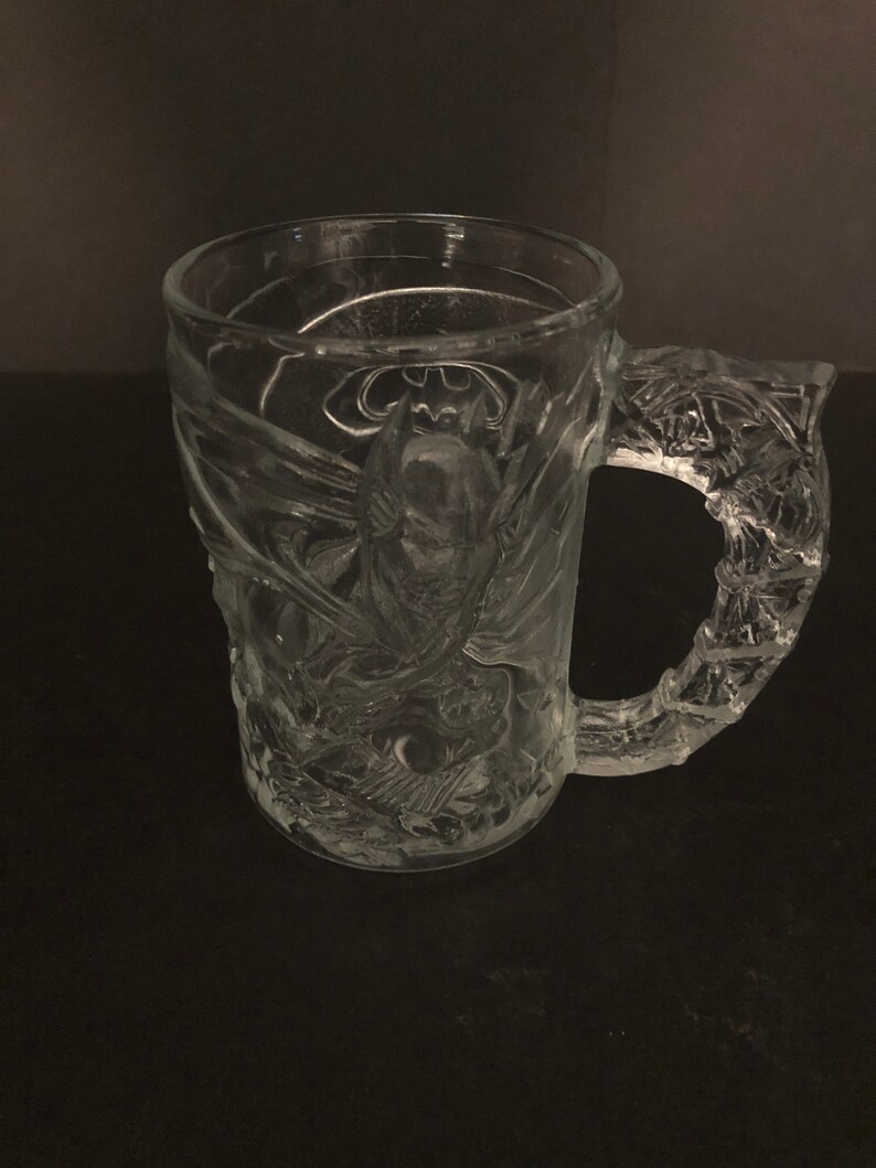 Batman Riddler Two Face Clear Glass Cups Collectable - Etsy