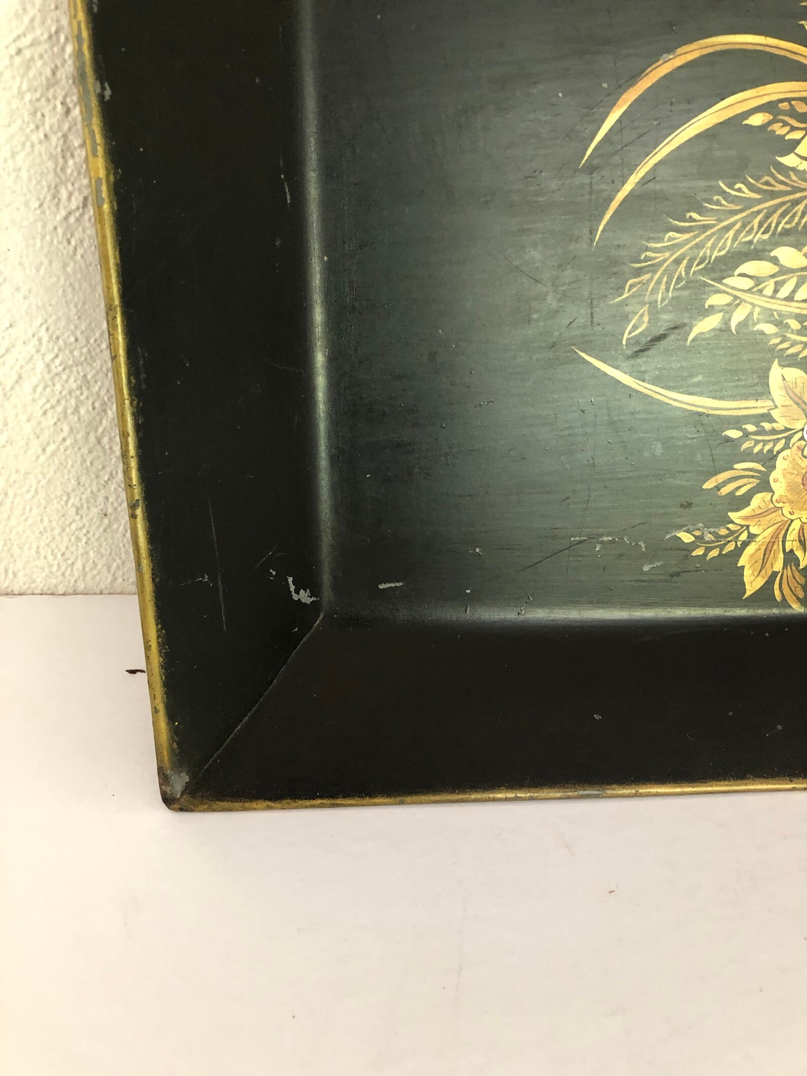 Tole Tray Hand Painted Tole Tray - Etsy