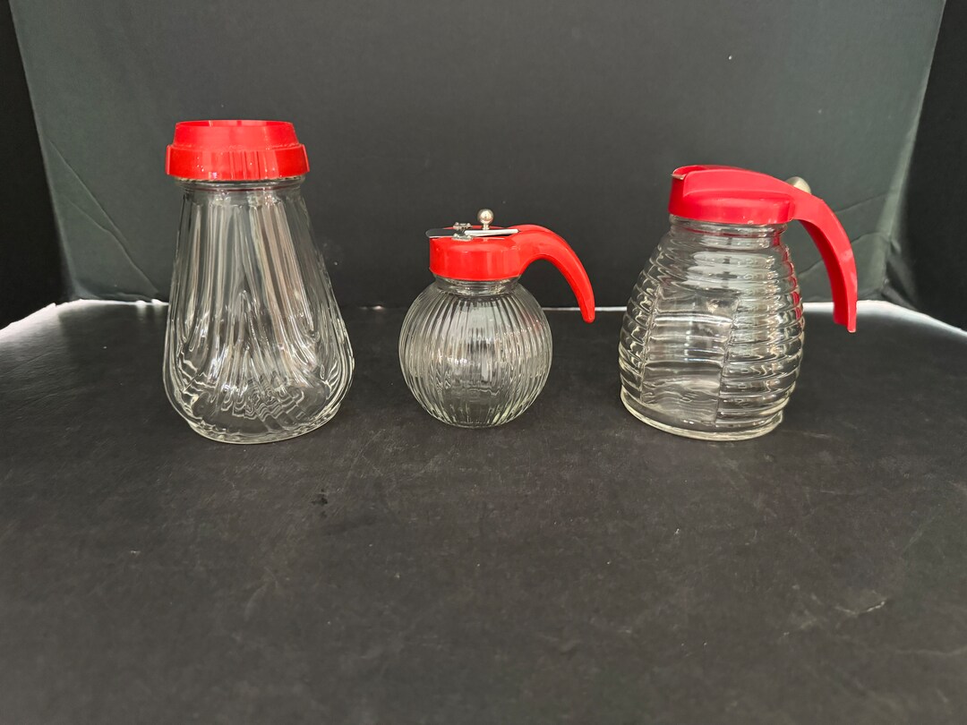 Sugar Dispenser,2 Syrup, Syrup Serving Containers, Sugar Pour Spout ...
