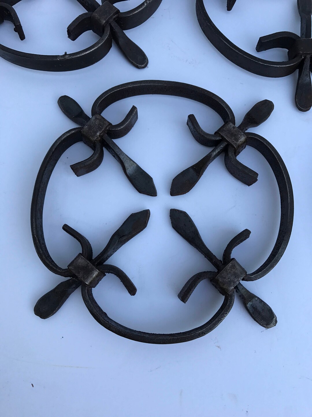 Vintage Trivet, Hand Forged, Cast Iron Trivet, Mid-evil Style, Italian ...