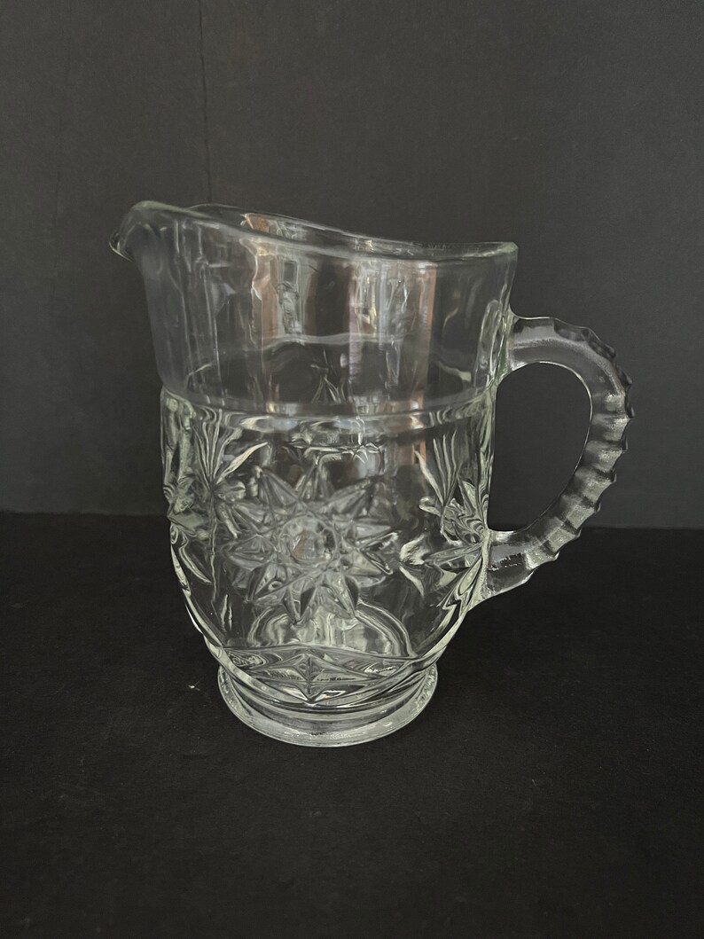 Anchor Hocking, Pattern Pressed Star & Fan, Prescut Clear, Circa 1960 ...