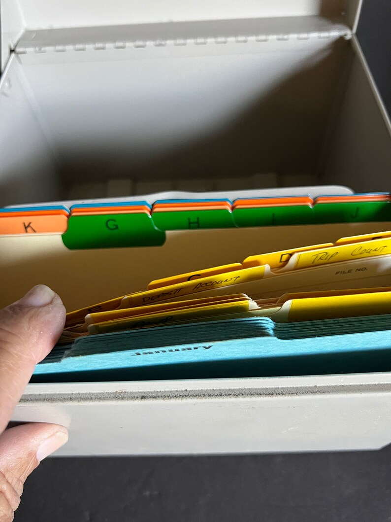 Steel Box Globe Weis Small Box5 X 8 Card File Recipe Box - Etsy