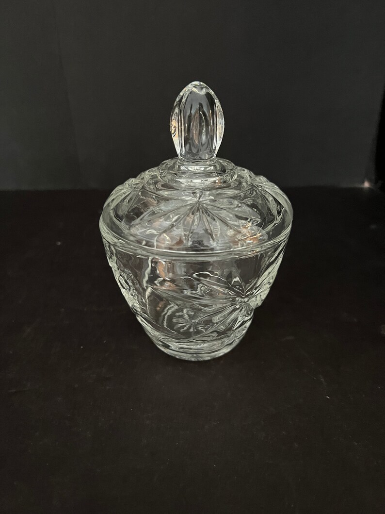 Anchor Hocking, Pattern Pressed Star & Fan, Prescut Clear, Circa 1960 ...