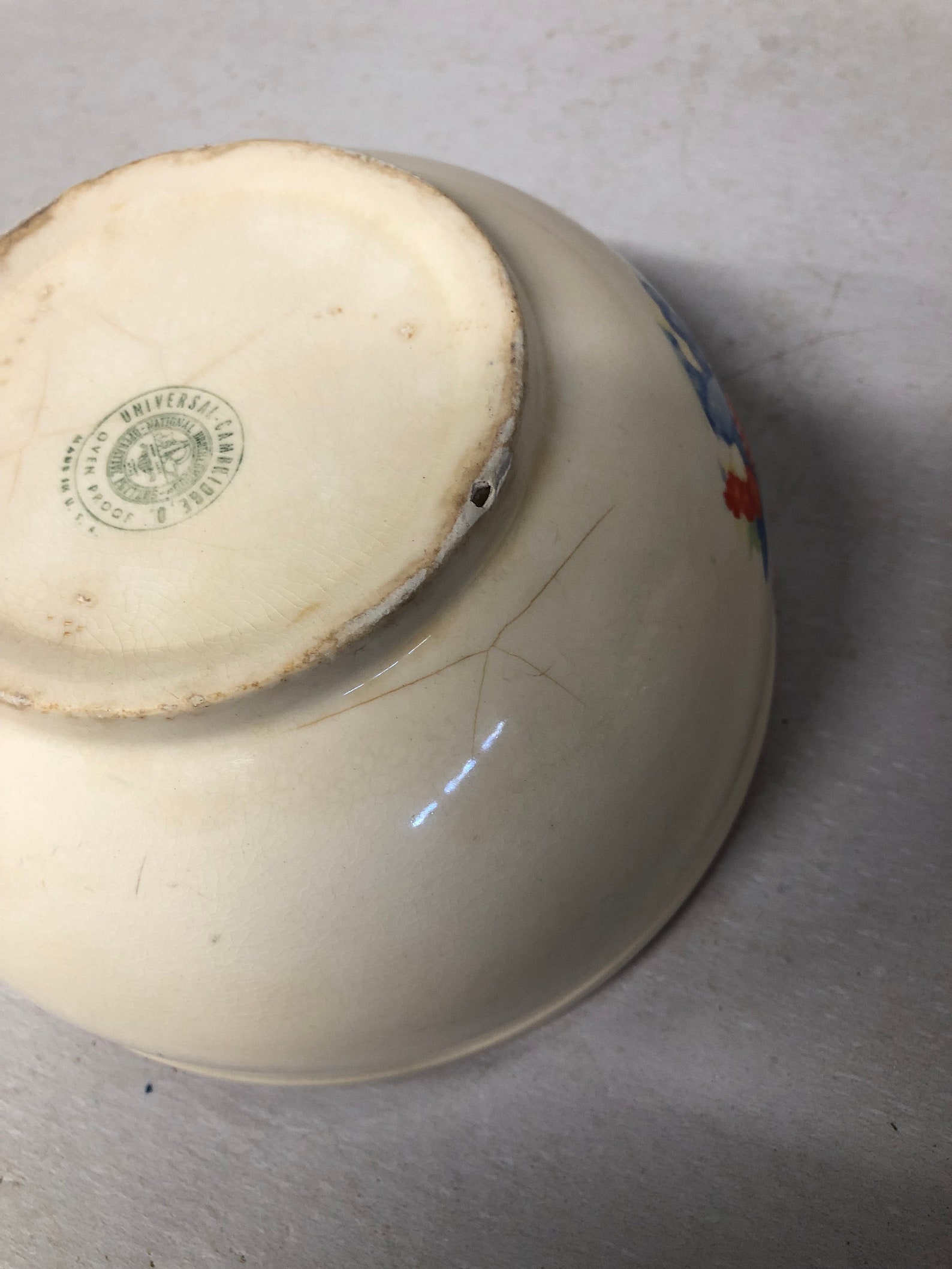 Calico Fruit by UNIVERSAL Antique Collectables CIRCA 1940 | Etsy