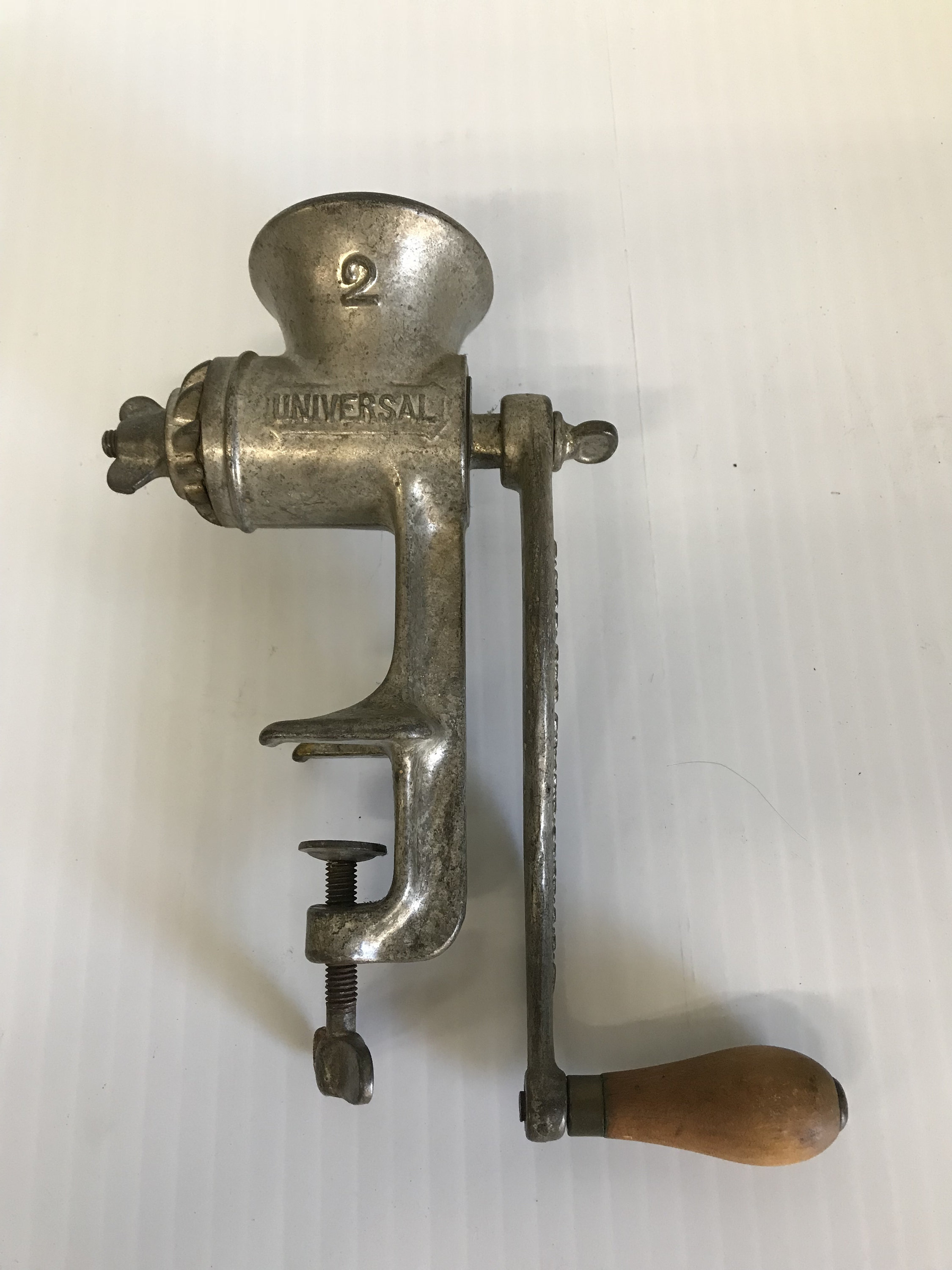 Antique Food Grinder, Universal Grinder #2, L.F&C, New Brunswick. Conn ...