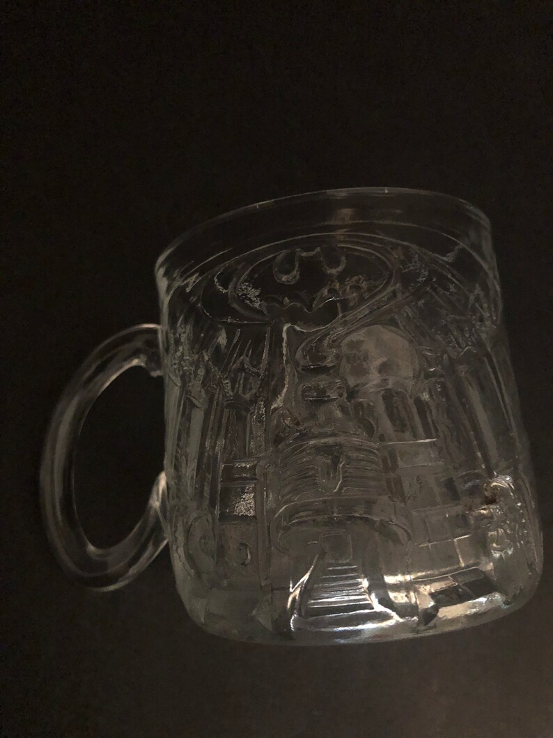 Batman Riddler Two Face Clear Glass Cups Collectable - Etsy