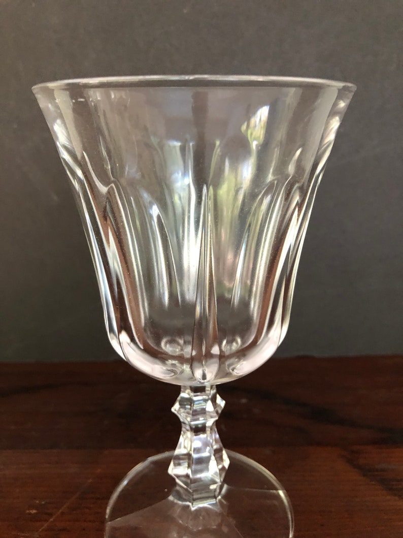 Royal Crystal Rock Made in Italy Water Goblets Bar Cart | Etsy