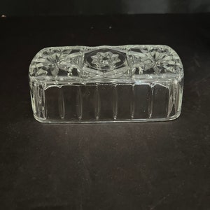 Anchor Hocking, Pattern Pressed Star & Fan, Prescut Clear, Circa 1960 ...