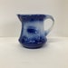 Flo Blue Stone Ware Pitcher, Cow Motif, Squat Pitcher, Milk Pitcher - Etsy