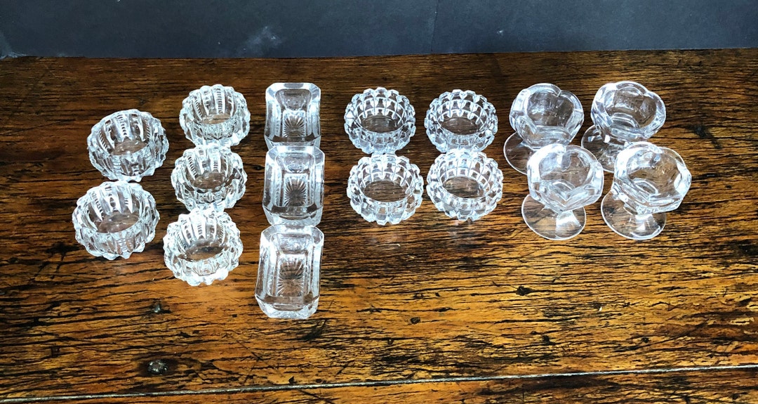 Salt Cellars, Four Sets, Table Setting Salts, Individual Salts, Salt ...
