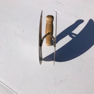 Double Bladed Chopper, Primitive Chopper, Kitchen Chopper, Walnut ...