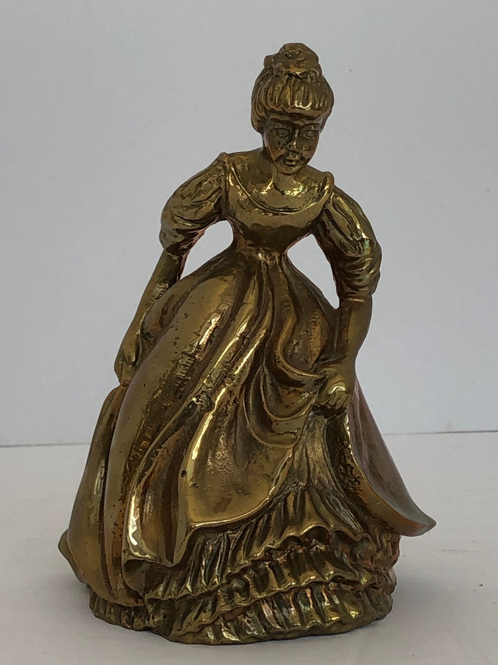 Lady Bells, Antique Bell Collection, Brass, Servant Bell, Tea Bell ...