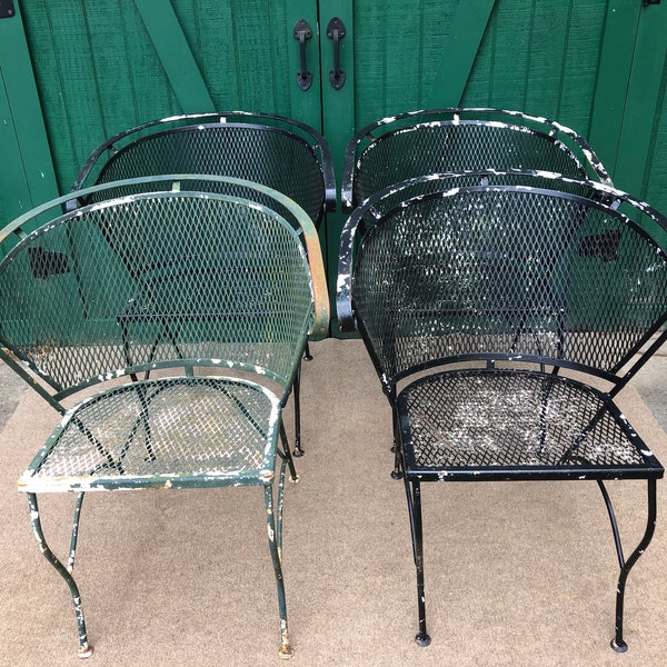 Wrought Iron Chairs - Etsy