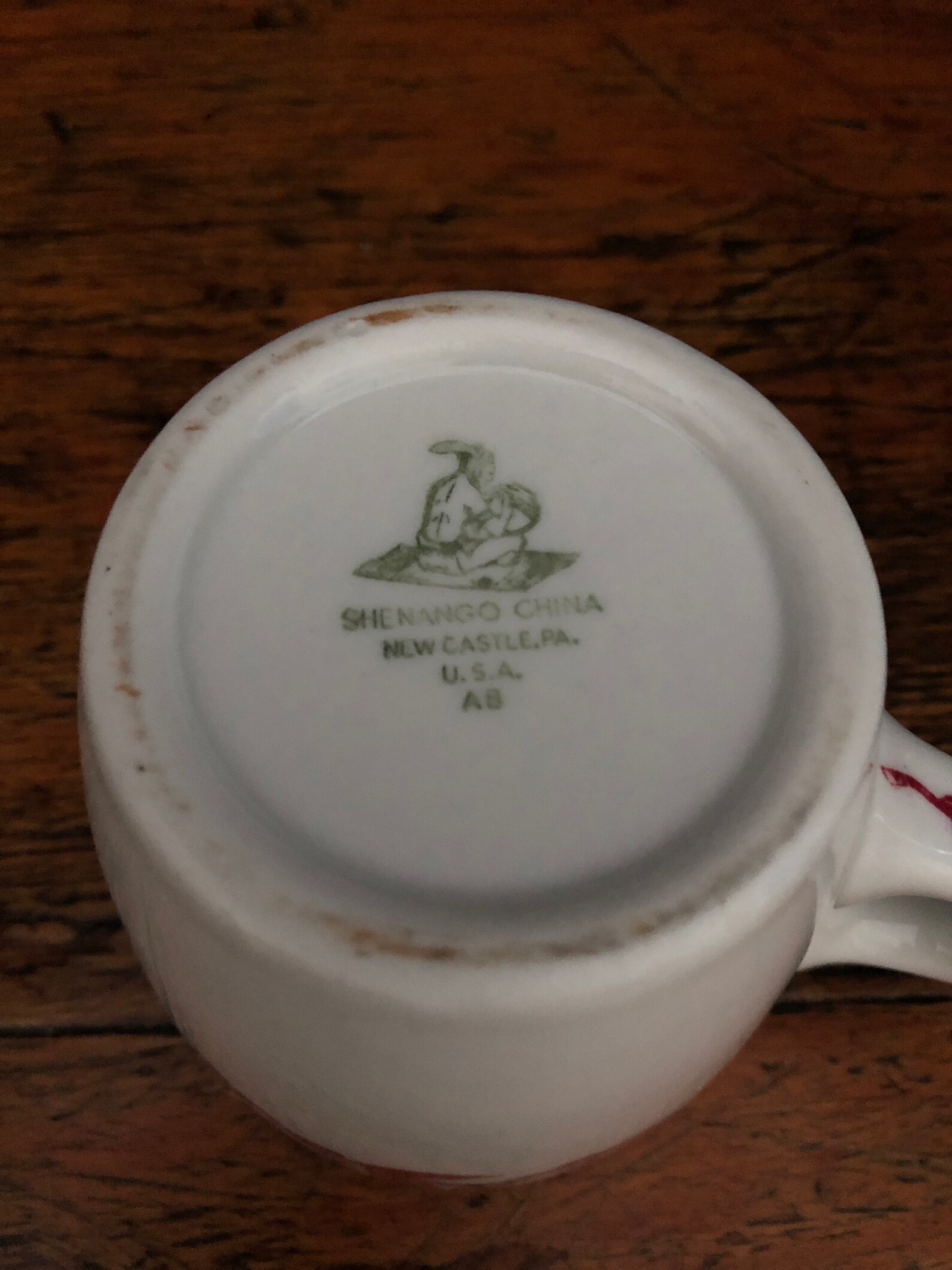 Hotel Ware, Shenango China Mugs, Restaurant Ware Mug, Vitrified China ...