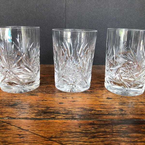 Antique Old Fashion Glass - Etsy