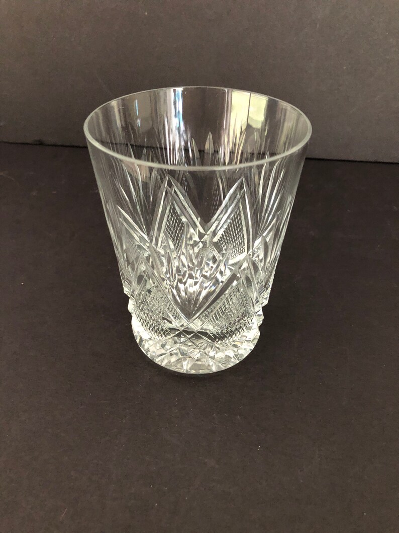 Cut Glass Whiskey Glasses American Brilliant Period Rocks | Etsy