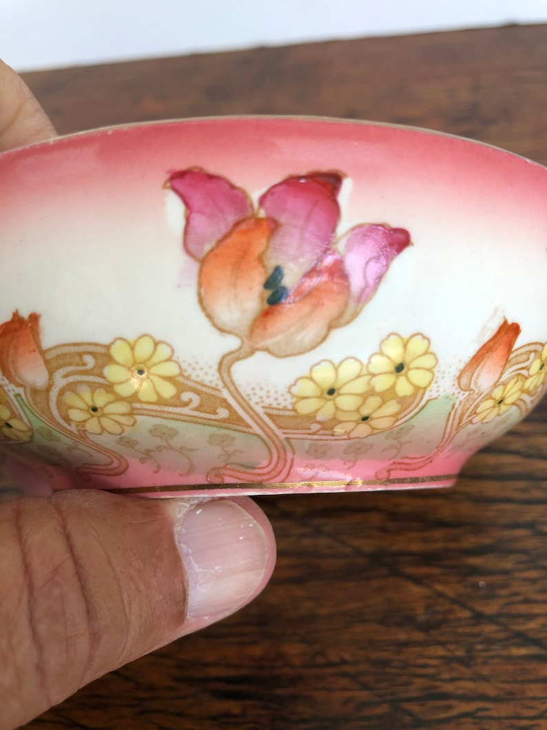 Alton Pattern, FW & Co (F Winkle) England, Poppy China, Two Piece Soap ...