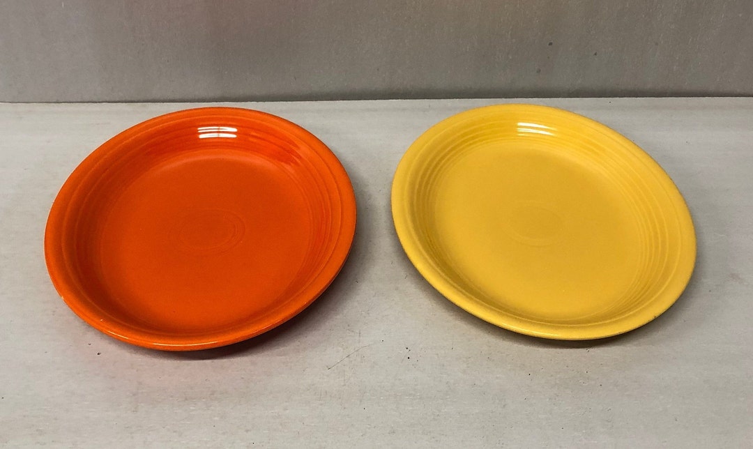 Red Fiesta Ware Platter, 1940s, Homer Laughlin, Radioactive Red Large ...