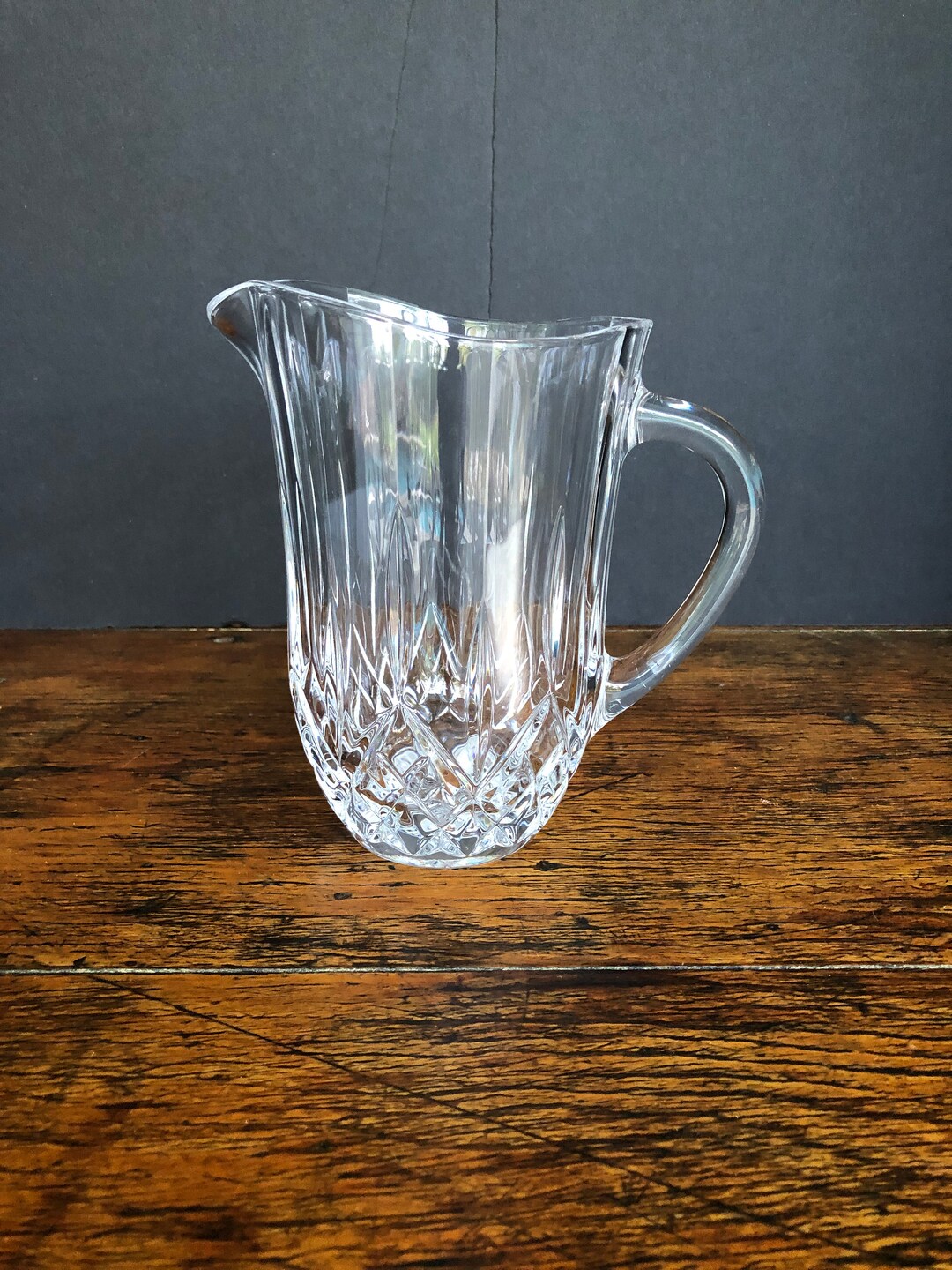 Royal Crystal Rock Crystal Pitcher, Milk Pitcher, Bar Pitcher - Etsy