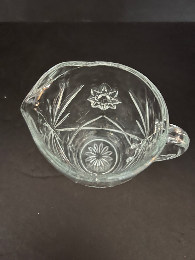 Anchor Hocking, Pattern Pressed Star & Fan, Prescut Clear, Circa 1960 ...