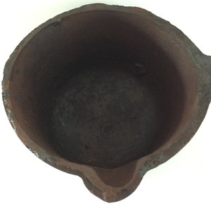 Cast Iron Lead Smelting Pot Makeing Lead Shot or Bullets - Etsy
