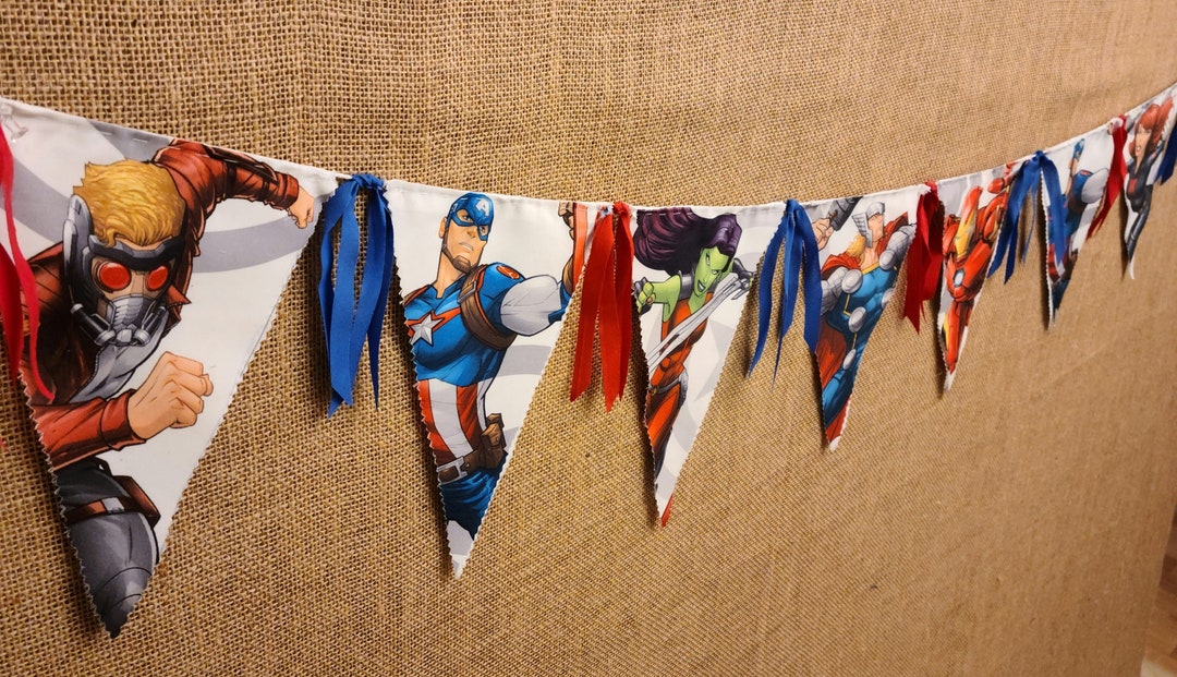 Marvel Avenger Banner, 5 Ft., Ant Man, Capt. America, Gamora, Thor ...