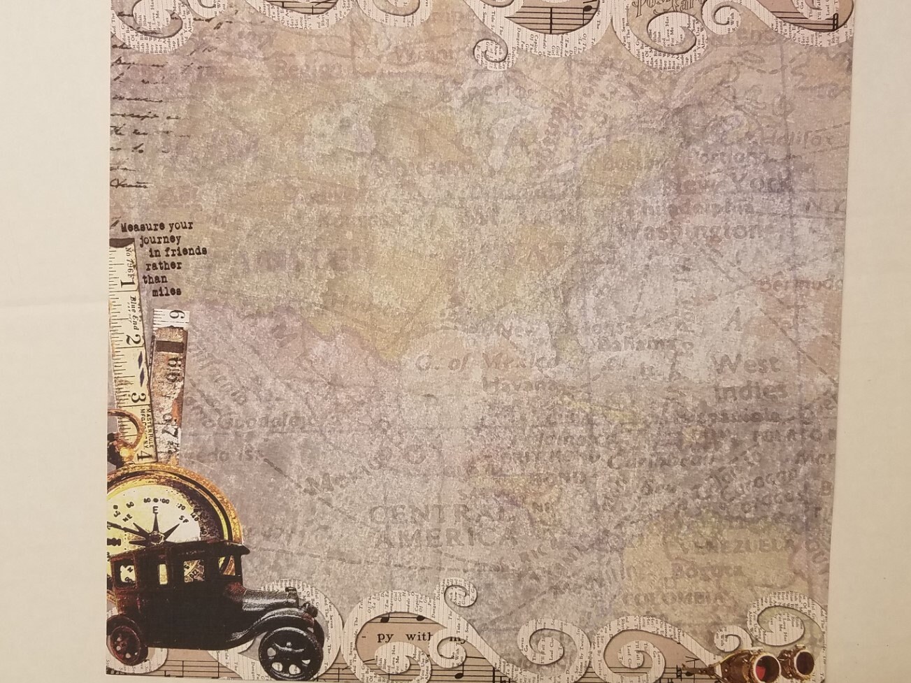 Antiquities Scroll Scrapbook Pages,12 Pages, Vintage Look Design Papers ...