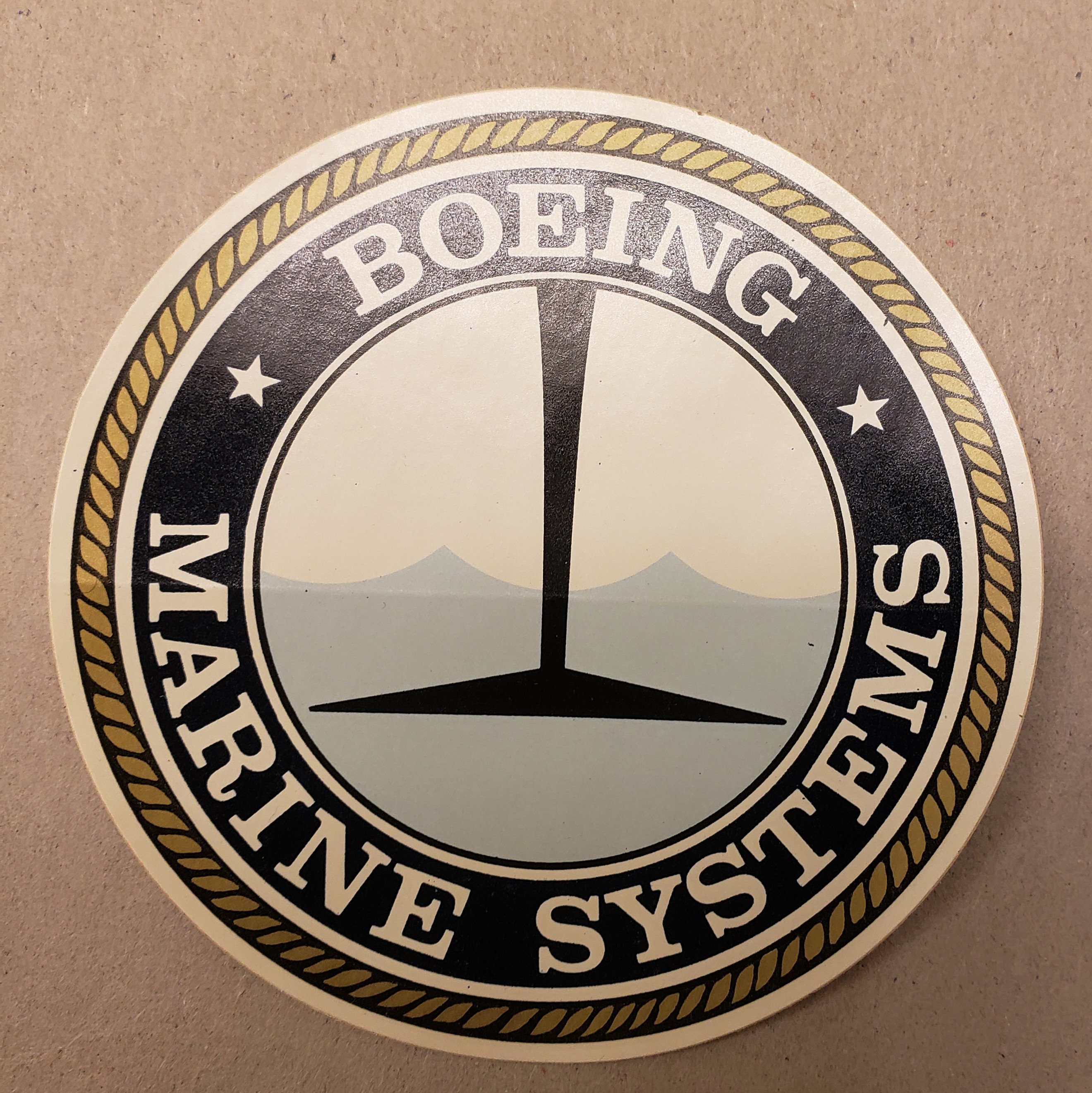 Boeing Marine Systems Sticker, Vintage Advertising Decal - Etsy