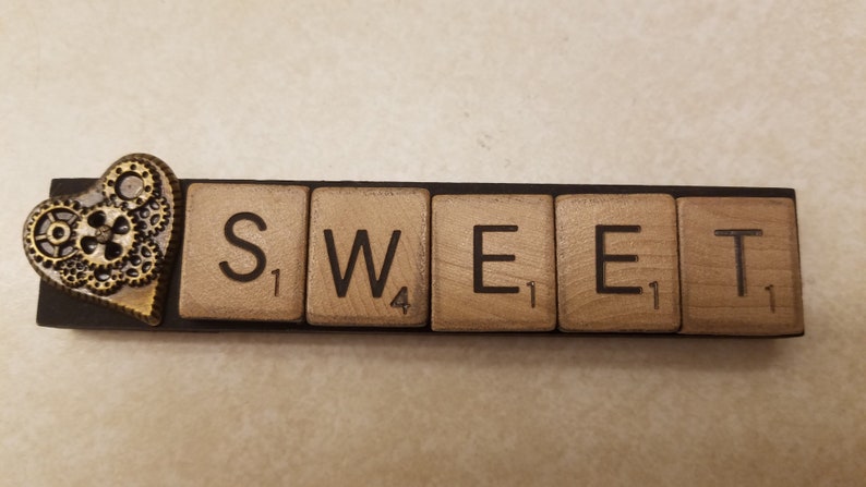 Donunt, Sweet, Laugh, Sugar, Hello, Whim Scrabble Magnet Words ...